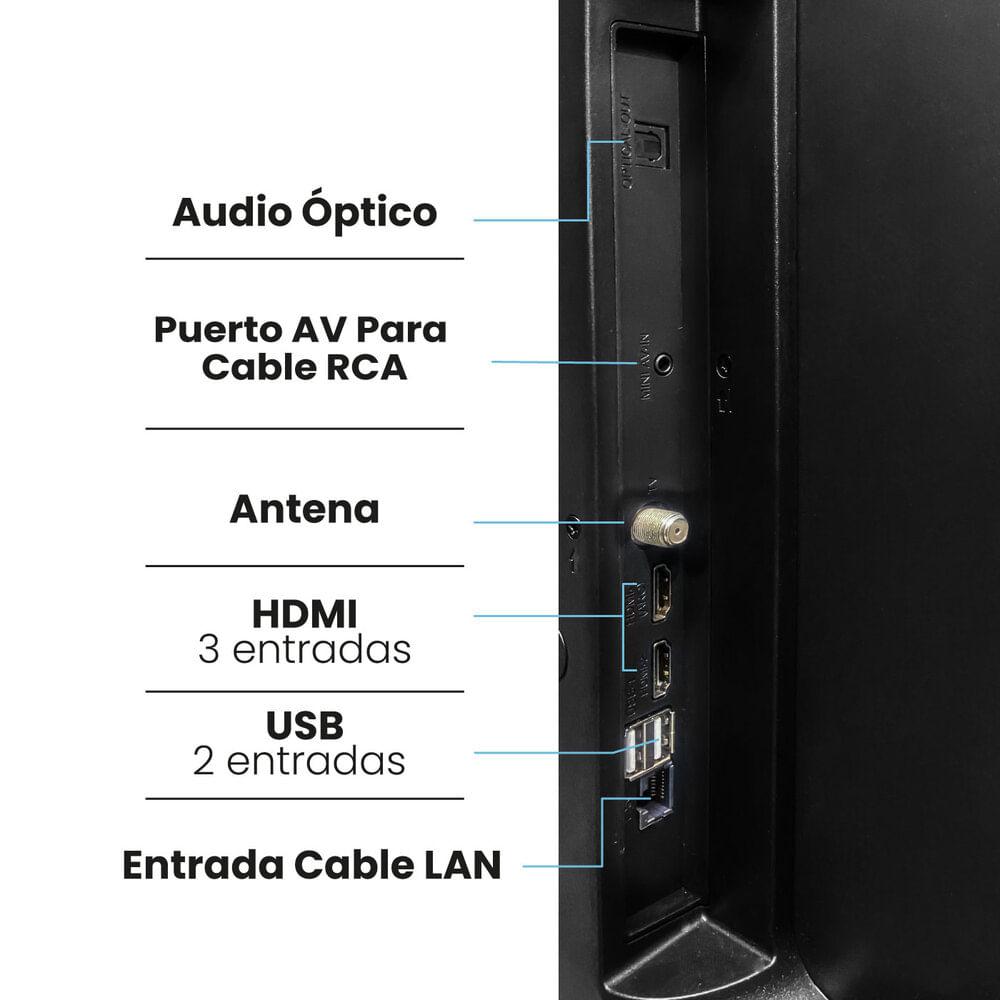 Televisor 40 Pulgadas Challenger Android TV FHD Smart TV Bluetooth ...