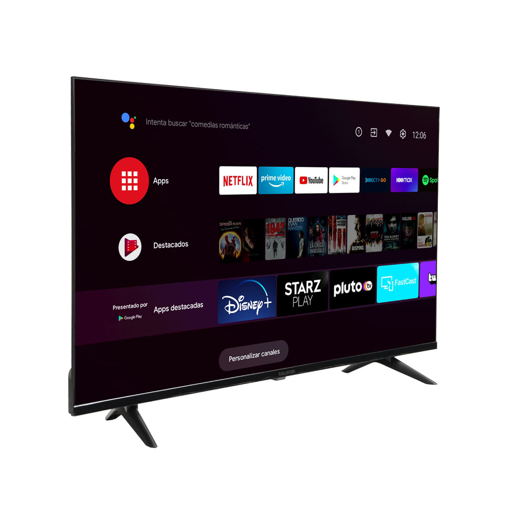 Televisor de 43" Smart TV con Android FHD. Incluye soporte de pared. - Challenger