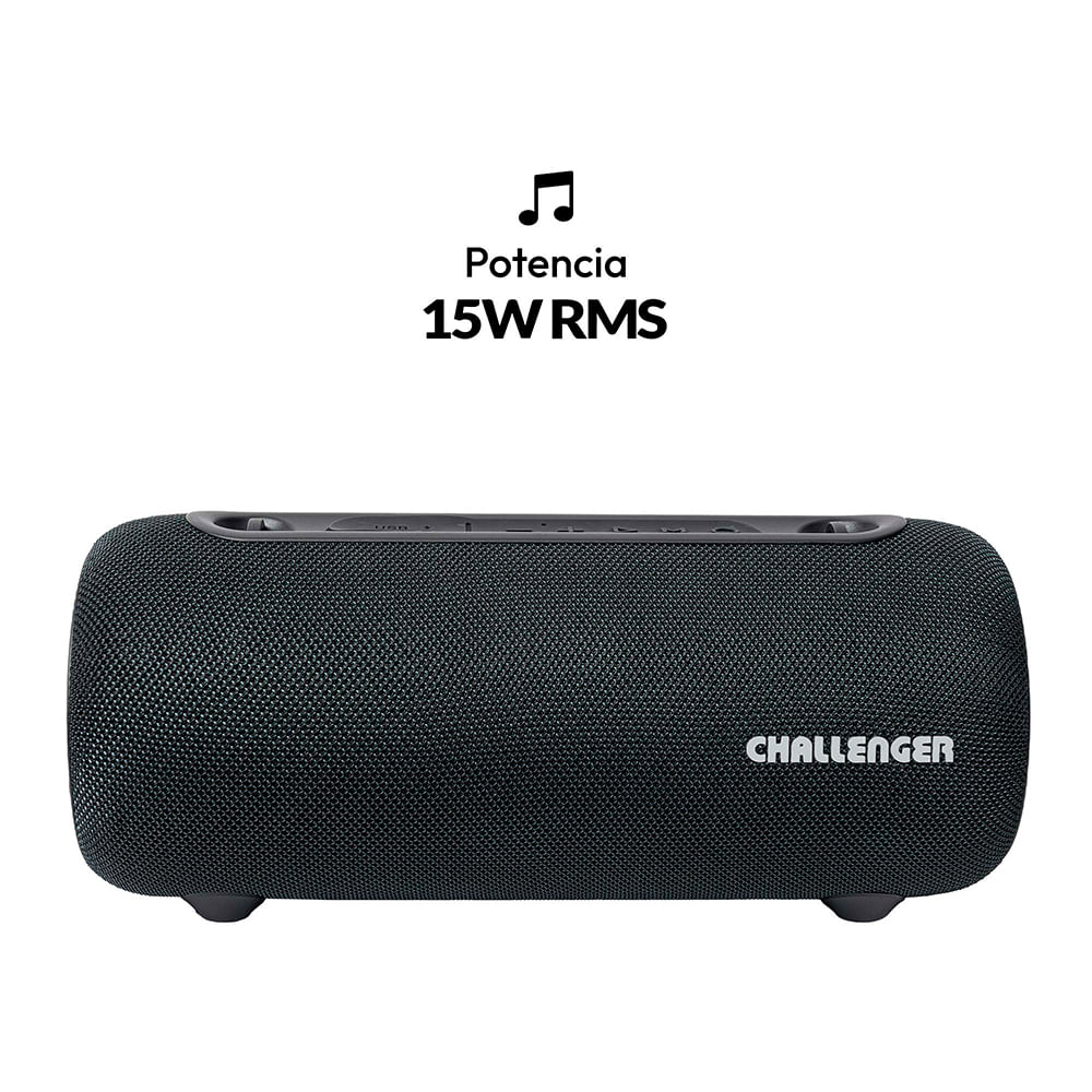 Parlante Portátil CHALLENGER con Bluetooth V5.3, USB y Recargable ...